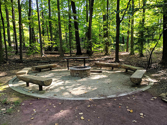 Gather 'round the fire pit where stories are shared and marshmallows meet their deliciously charred destiny.