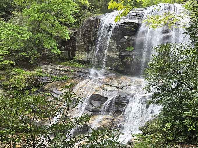 Glen Falls tumbles down in tiers, each level more photogenic than the last, like nature's own staircase.