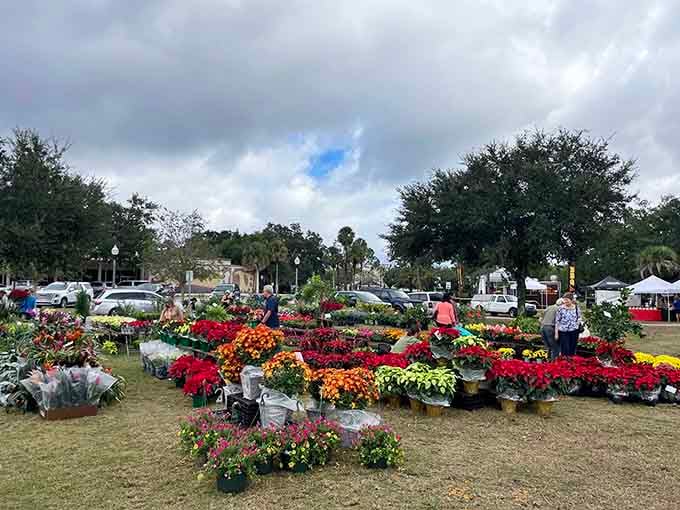 Saturday farmers markets overflowing with flowers prove some traditions never go out of style for good reason.