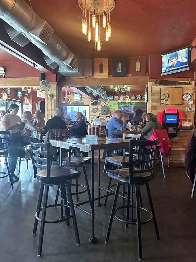 Real people enjoying real barbecue in a space designed for conversation, laughter, and maybe a few sauce-stained napkins.