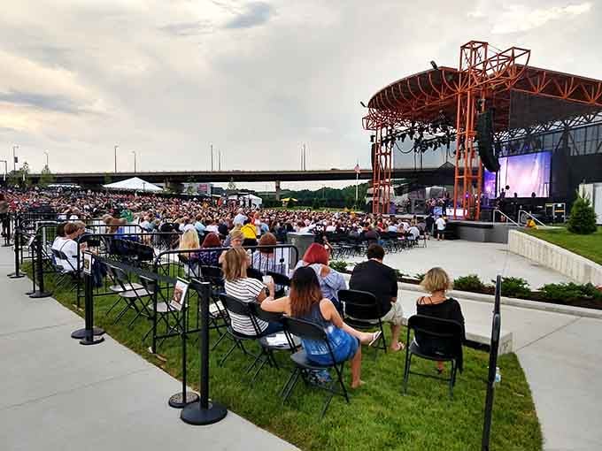 Summer concerts draw crowds who appreciate live music without the hassle of stadium parking and overpriced everything.