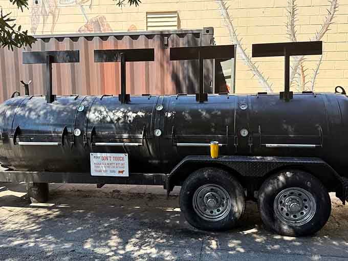 These massive smokers work harder than most people, turning out perfection one brisket at a time.