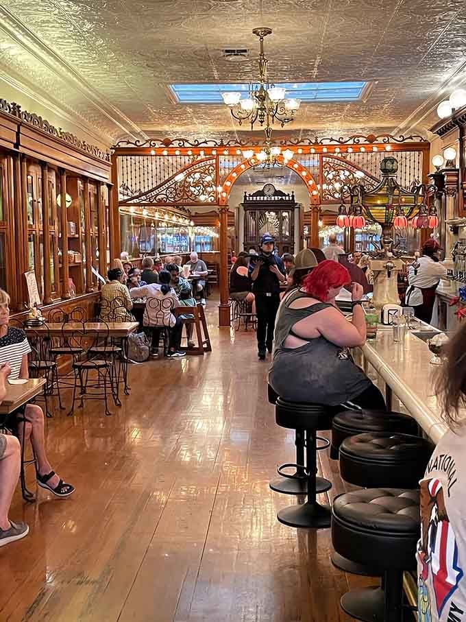 When the place fills with customers, you're sharing this time-travel experience with fellow seekers of authentic vintage charm.