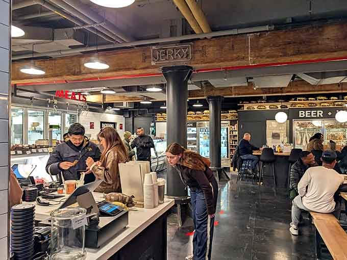 The caf&eacute; area offers refreshments for when your brain needs a break from all that sensory overload.