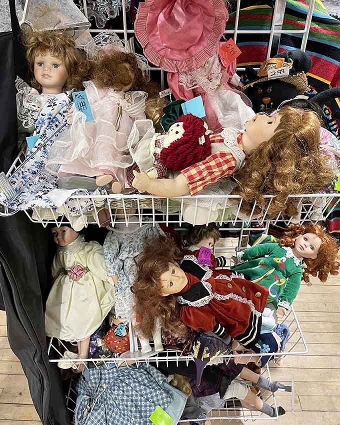 These porcelain dolls are either charming collectibles or the start of a horror movie, you decide.