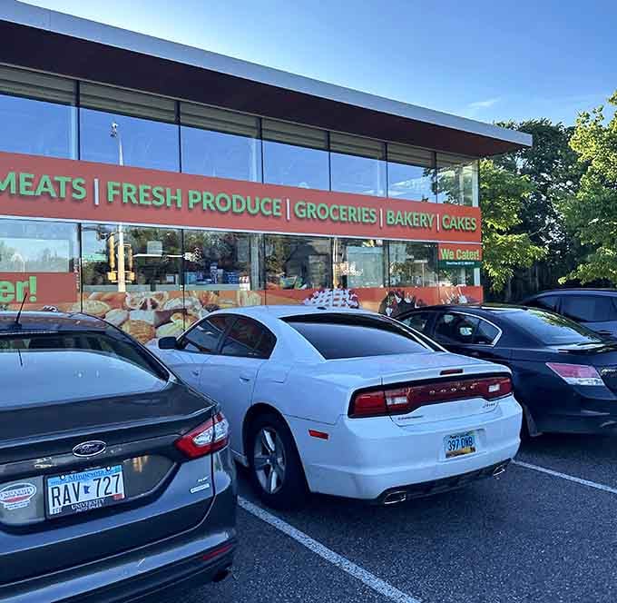 The packed parking lot tells you everything: when people drive from everywhere, the food must be worth it.