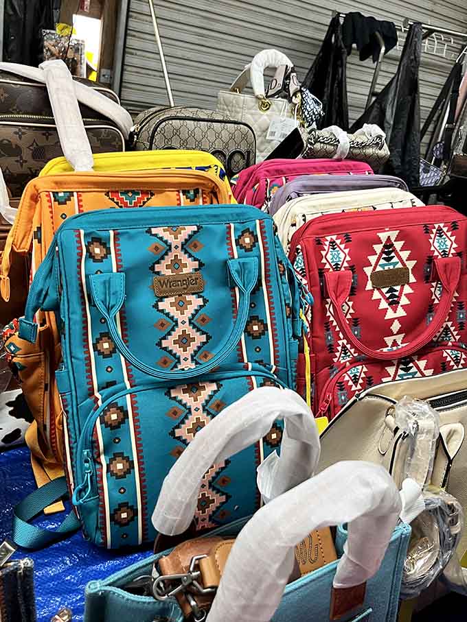 Colorful bags and purses that prove fashion accessories don't require maxing out credit cards or waiting for sales.