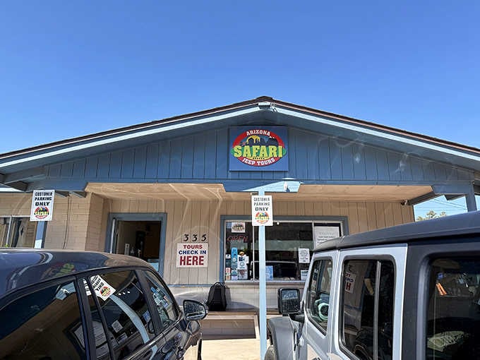 Home base for your adventure, where friendly staff help you choose the perfect tour for your comfort level.