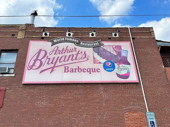 That faded sign announces "World Famous" without a hint of exaggeration &ndash; just stating the obvious truth proudly.