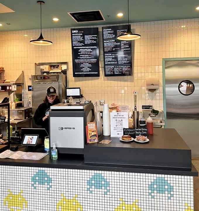 Where orders transform into edible happiness, staffed by folks who understand the sacred responsibility of handling premium doughnuts.