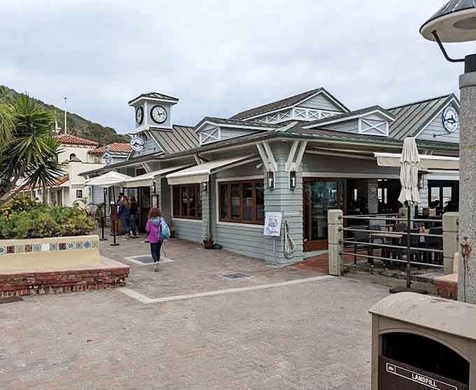 Bluewater Avalon sits harborside, ready to serve fresh catches while you contemplate whether you've found your happy place.