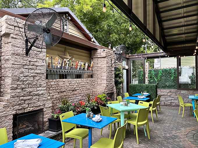 Warm lighting and thoughtful layout make every table feel like the best seat in the house.