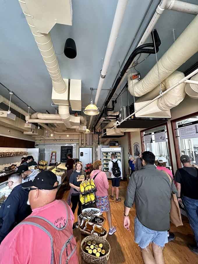 When this many people are willing to wait in line, you know something seriously delicious is happening.