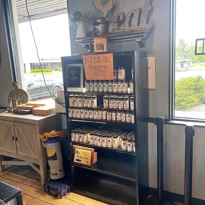 House seasonings available for purchase, because some people want to take the magic home with them.