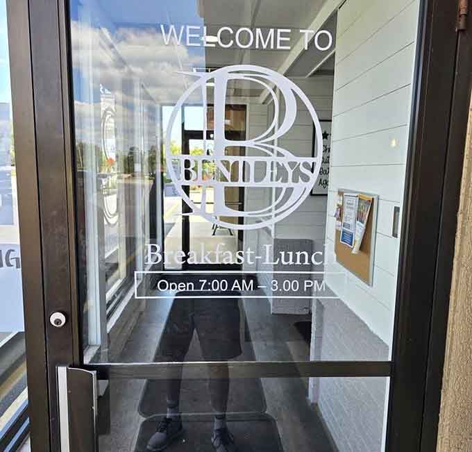 Those hours posted on the door promise breakfast and lunch daily, a commitment to feeding the people rain or shine.