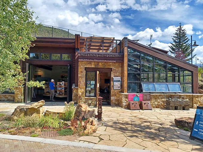 The visitor center stands ready to answer questions and provide resources, making your garden exploration even more enriching and enjoyable.