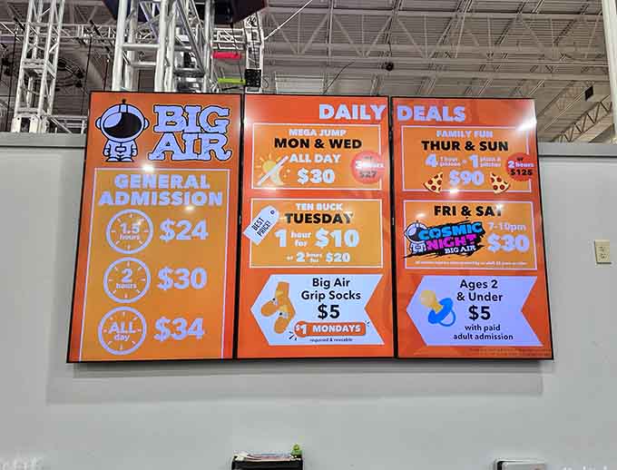 Plenty of fees means the hardest part of your adventure is deciding who gets to jump first, not finding a spot.