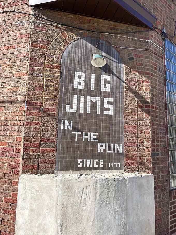 When a place has been around since 1977, that tile mosaic becomes a badge of honor worth displaying proudly.