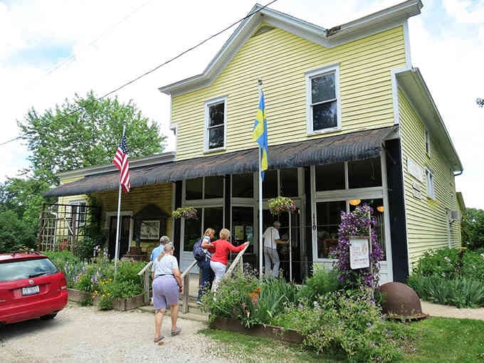 Modern visitors explore a village where Swedish immigrants once built their utopian dream, and honestly, they did pretty well.