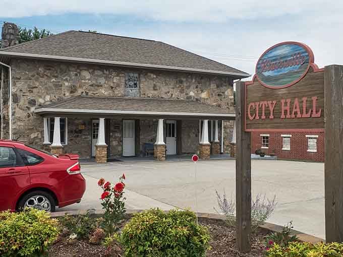 City Hall sits there looking official yet approachable, like it might actually listen when you have a complaint about potholes.