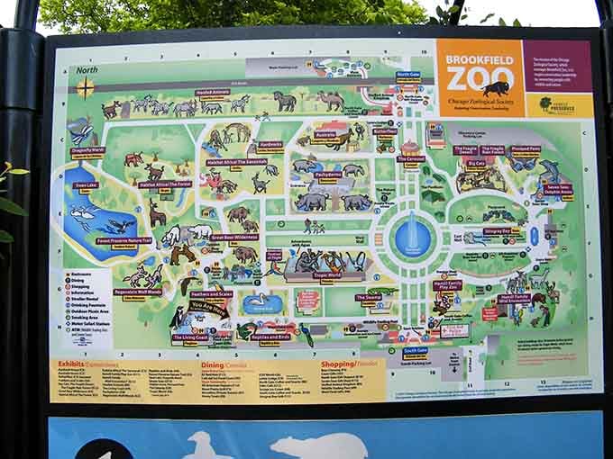 This map is your treasure guide to 216 acres of wonder, though you'll still probably get delightfully lost.