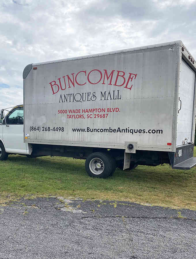 Even the delivery truck knows it's carrying precious cargo worth more than its weight in IKEA flat-packs.