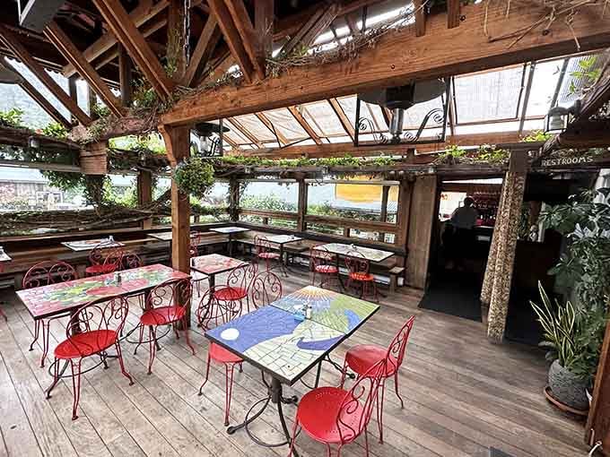 Garden dining that makes you feel like you've escaped to somewhere exotic, except you just walked from home.