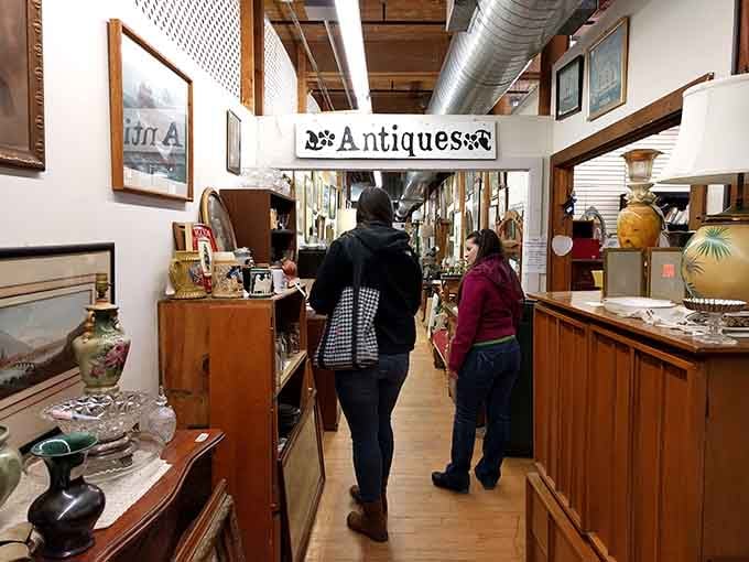 Fellow treasure hunters navigating the aisles, probably finding things you didn't even know you wanted.