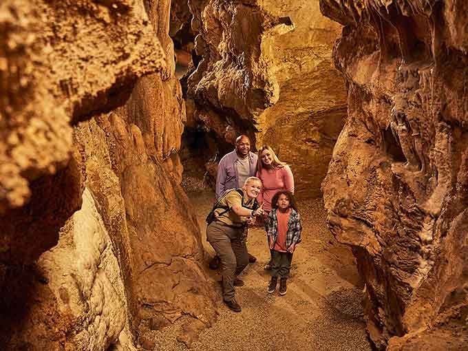 Families exploring together, making memories that'll outlast any theme park photo op by several decades at least.