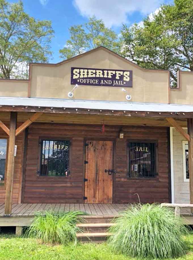 The Sheriff's Office and Jail maintains law and order, complete with barred windows that look considerably less inviting than the hotel.