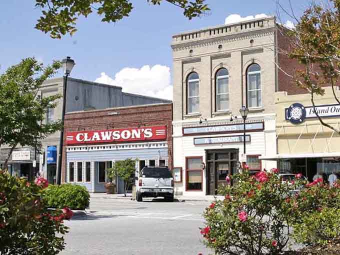 The storefront stands proud on a sunny day, inviting passersby to discover what locals have known for over a century.