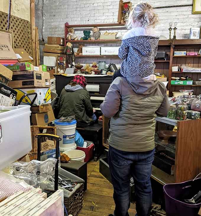 Real shoppers hunting real treasures, no staged photos or influencer poses, just authentic bargain hunting in action.