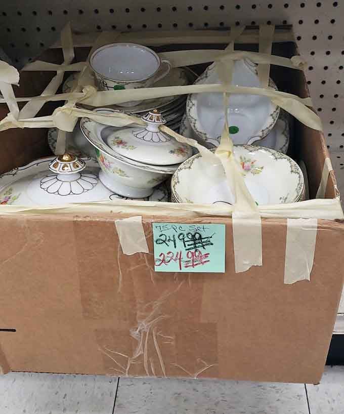 Vintage porcelain dinnerware that'll make your next dinner party feel fancier than it has any right to be.