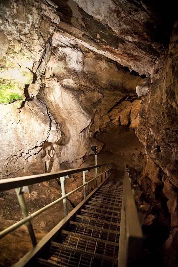 Those metal stairs leading down into darkness promise an adventure your couch at home simply cannot provide.