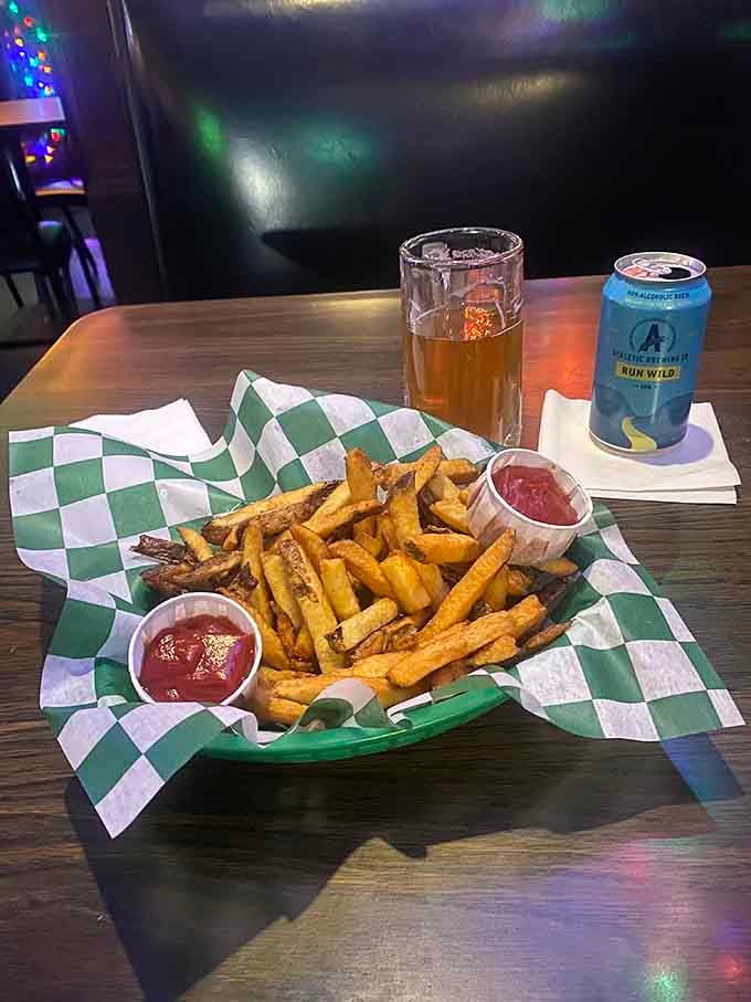 Fresh-cut fries with ketchup: sometimes the classics are classic for a very good reason indeed.