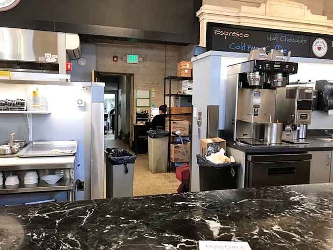 Behind the scenes, where the magic happens and your breakfast gets its start each morning.