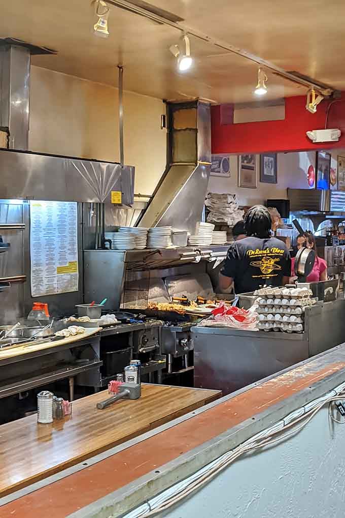 Watch the kitchen crew work their morning magic, turning simple ingredients into the breakfast you'll be dreaming about.