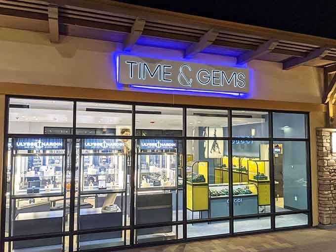 Time & Gems proves that even your wrist deserves some outlet love after all that heavy lifting today.