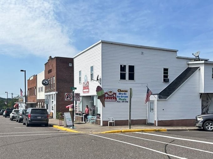 Main Street parking in Cornell beats circling city blocks for twenty minutes any day of the week.