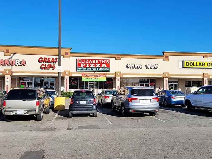Strip mall practicality meets small-town convenience where you can actually find parking, imagine that revolutionary concept.