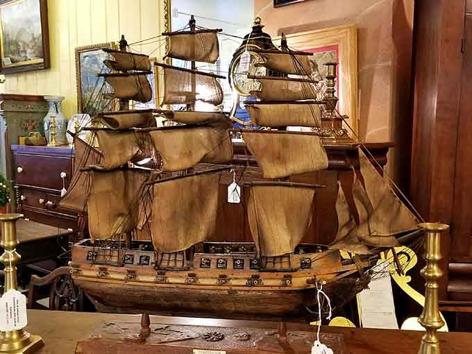 That sailing ship model required more patience to build than most people have for anything nowadays.
