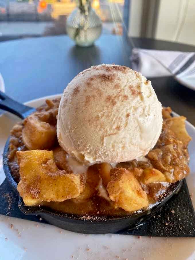 Ice cream melting over warm dessert is the kind of problem you want to have, preferably with extra spoons nearby.