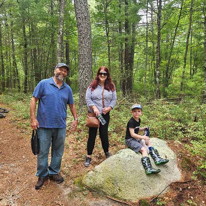 Three generations discovering that the best family bonding happens on trails, not screens or shopping malls.
