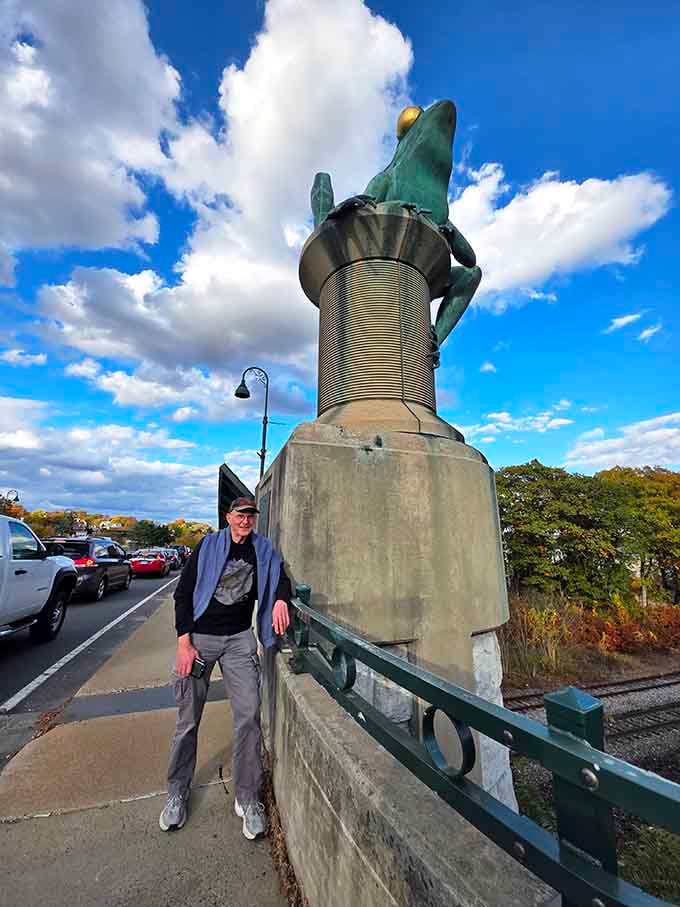 Standing beside these magnificent creatures makes every visitor feel like they've discovered something wonderfully absurd.