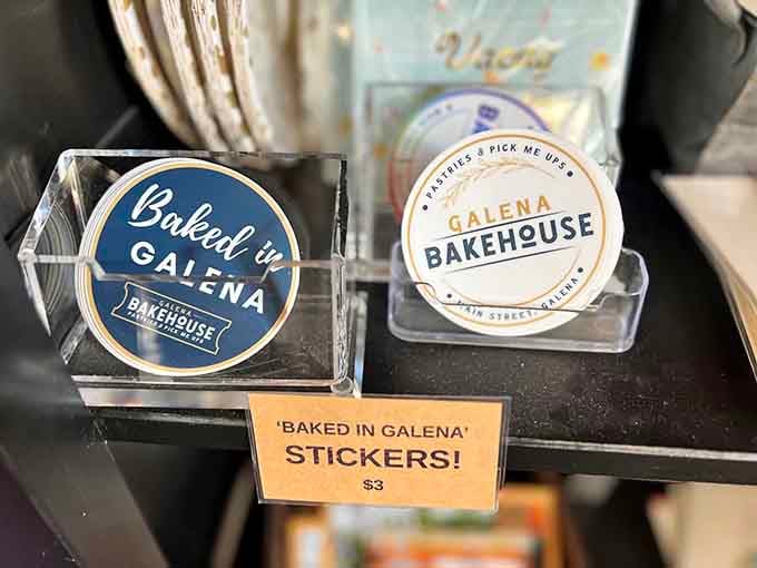 Even the stickers here are charming, because when you love a place this much, you want to broadcast it.