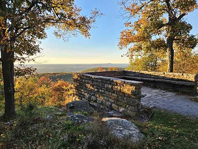 Sunset at the overlook turns the valley into a masterpiece that no Instagram filter could improve.