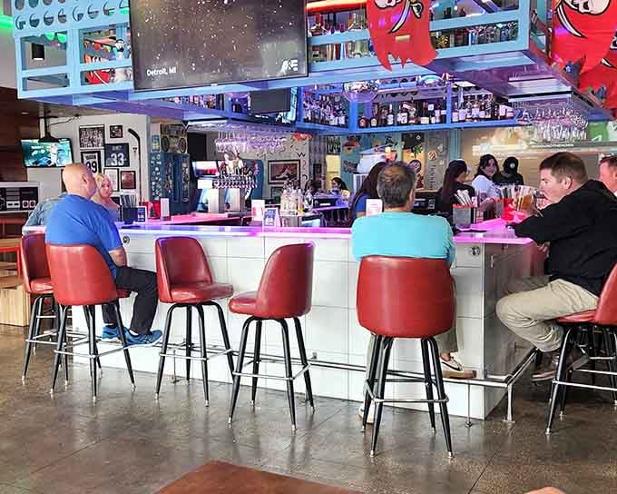 The bar where craft cocktails meet retro vibes, and everyone knows your name isn't actually required here.