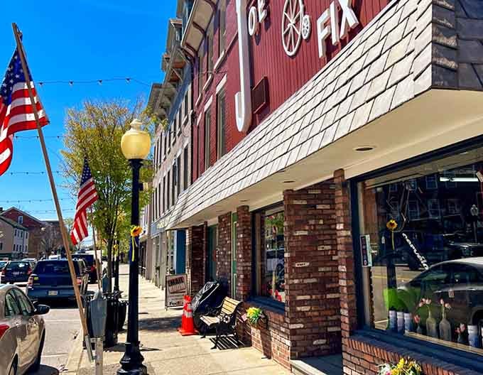 Main Street shopping that doesn't require a GPS, a parking strategy, or a second mortgage for a cup of coffee.