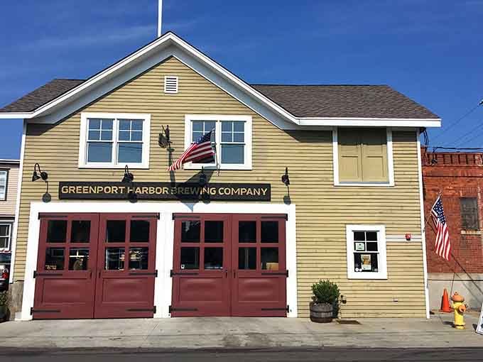 Craft brewery in a renovated firehouse, because nothing says community gathering quite like locally-made beer done right.