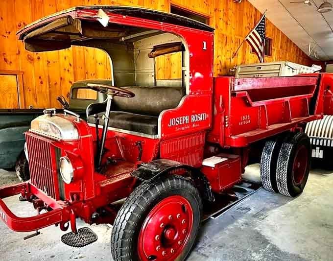 This 1928 Autocar dump truck was hauling loads when your grandparents were probably still in school.